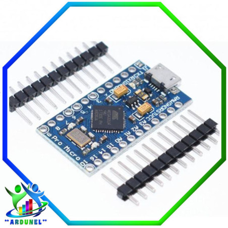 ARDUINO PROMICRO ATMEGA 32U4 5V/16MHZ MICRO USB (CHIP ORIGINAL)