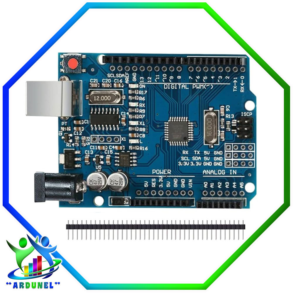 ARDUINO UNO SMD CH340 CON CABLE (NORMAL CALIDAD)